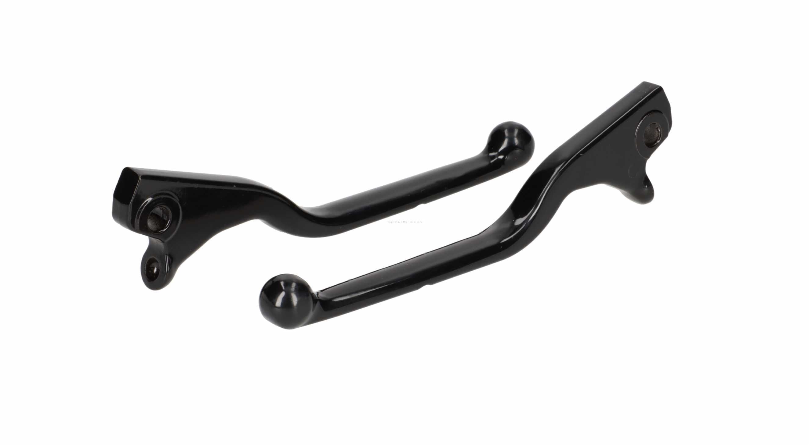 Brake Levers Gloss Black | Vespa GTS HPE 125-300cc ('23-) - Falan Parts