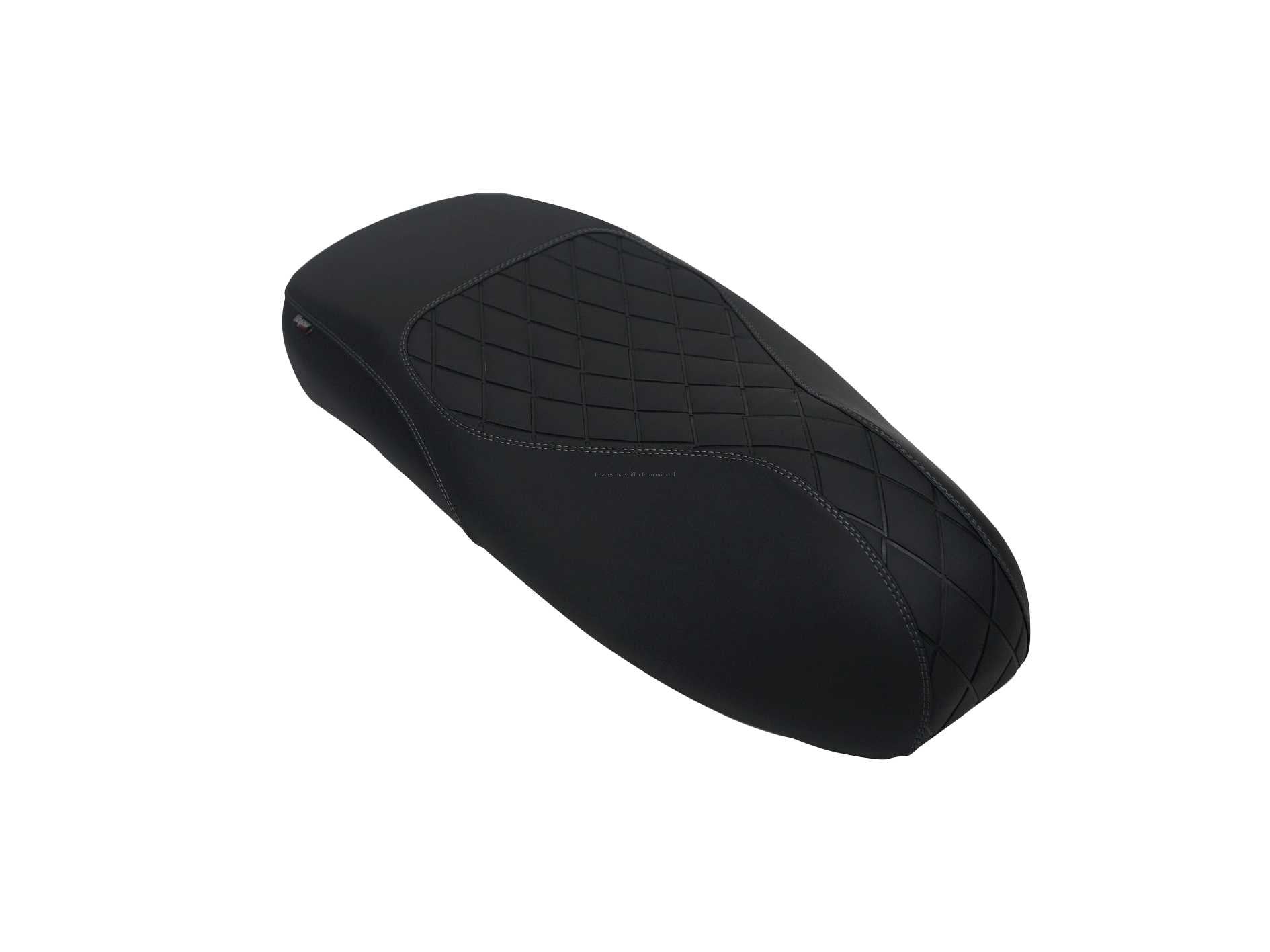 Custom-Sitz mit schwarzer Rautennaht | Vespa GTS 300 ccm – Falan Parts