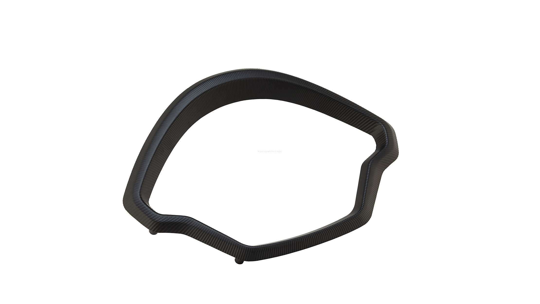 Deco Ring speedometer SIP Black Matt CNC | Vespa GTS/GTS – Falan Parts