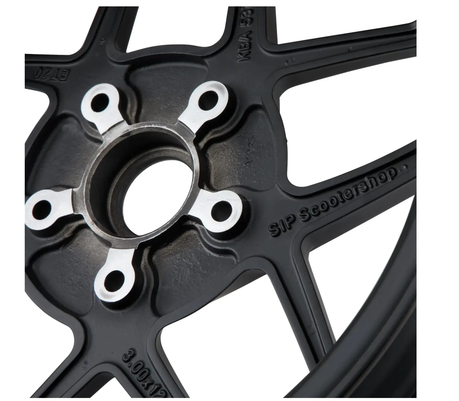 Rim SIP MK II 12" Matt Black | Vespa GTS/GTS Super/GTV/GT 60/GT/GT ...