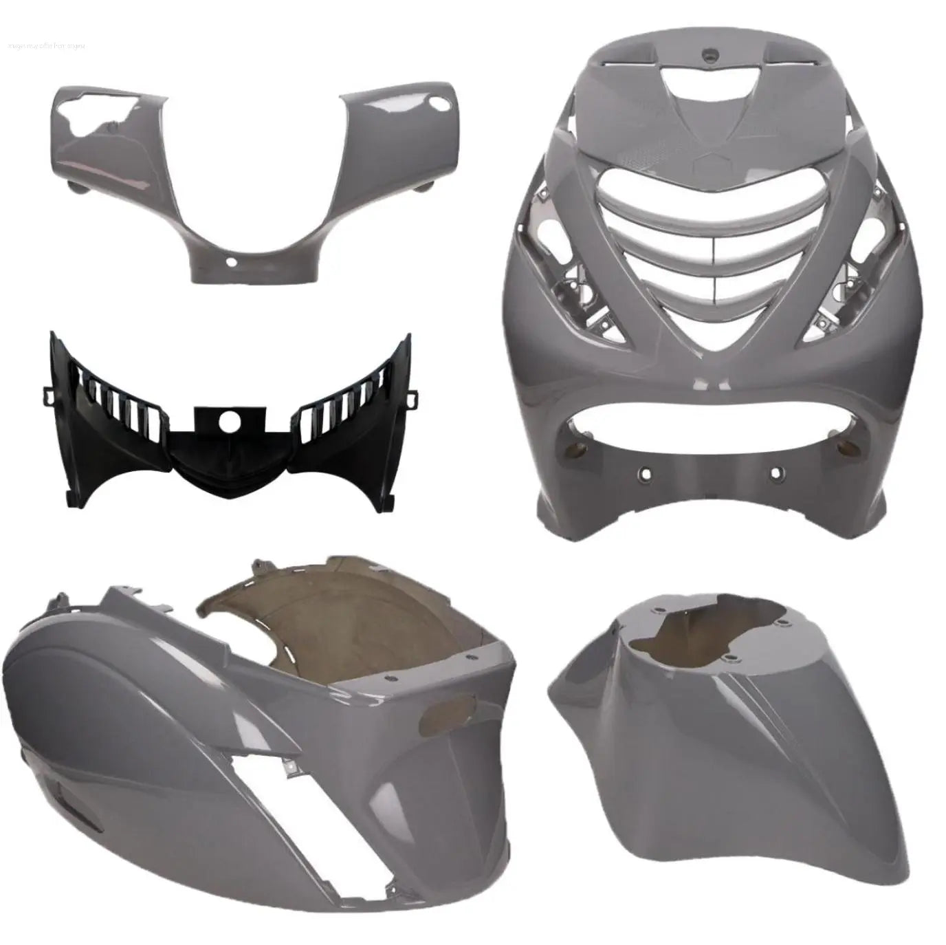 Panel Kit High Gloss Nardo Grey | Piaggio ZIP 2000/SP Models - Falan ...