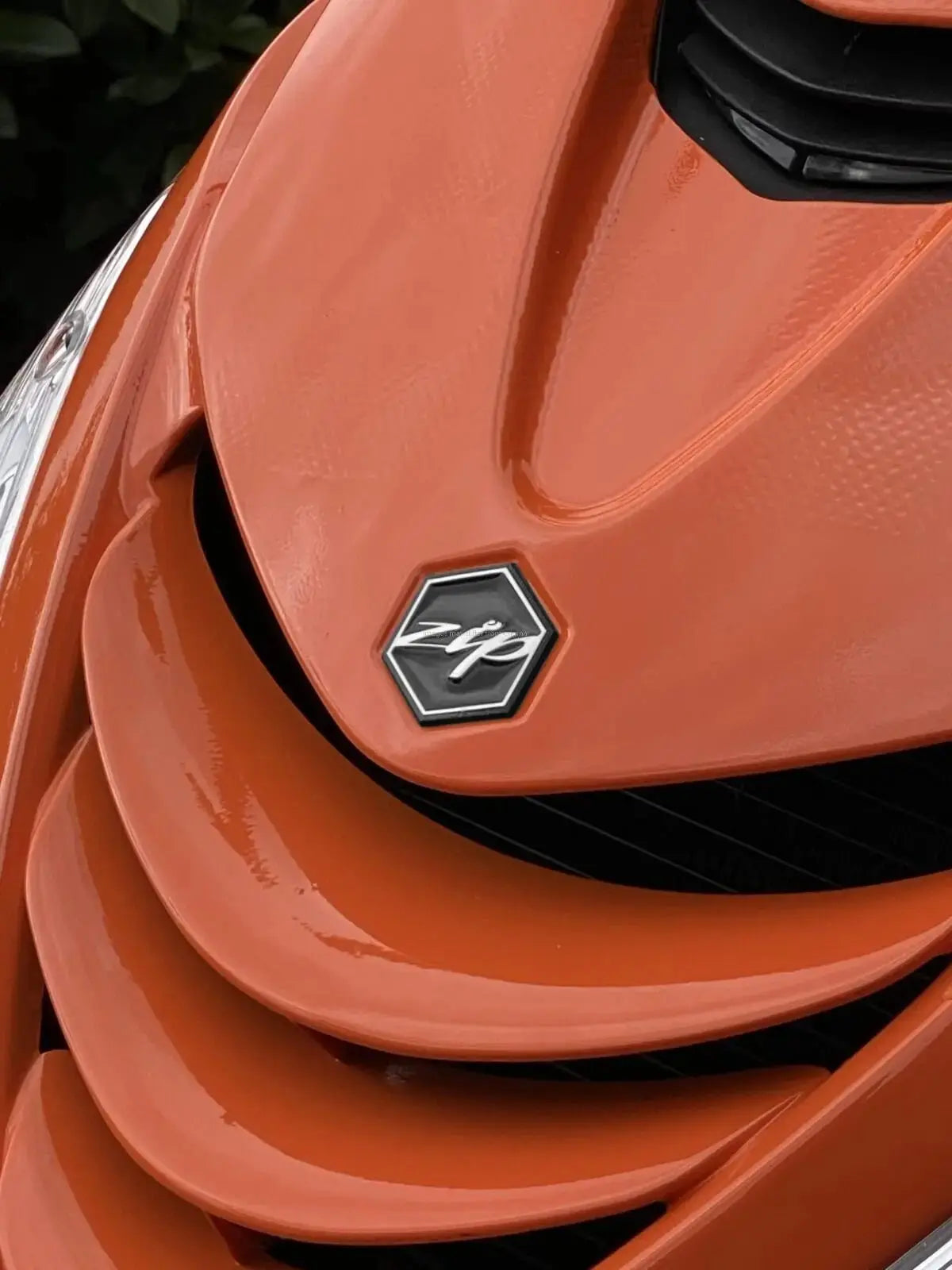 3D Logo Piaggio Custom Edition Blue | Piaggio ZIP Models – Falan Parts