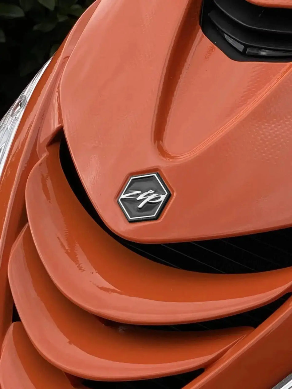 3D Logo Piaggio Custom Edition Red | Piaggio ZIP Models – Falan Parts