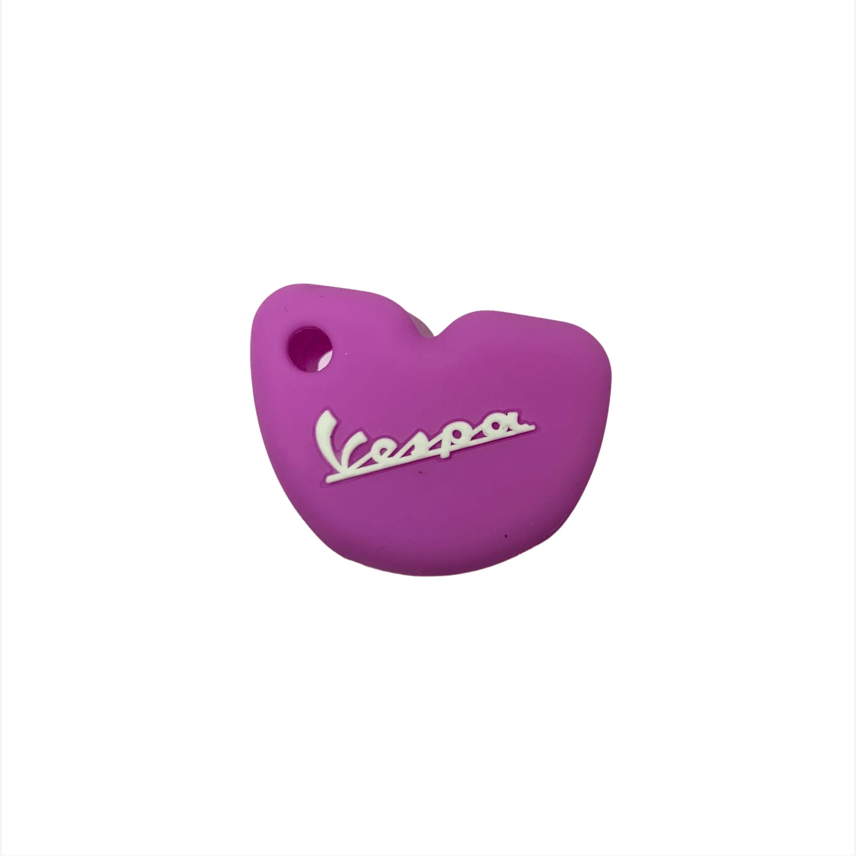 Key Cover Silicone Dark Pink/White | Vespa Models – Falan Parts