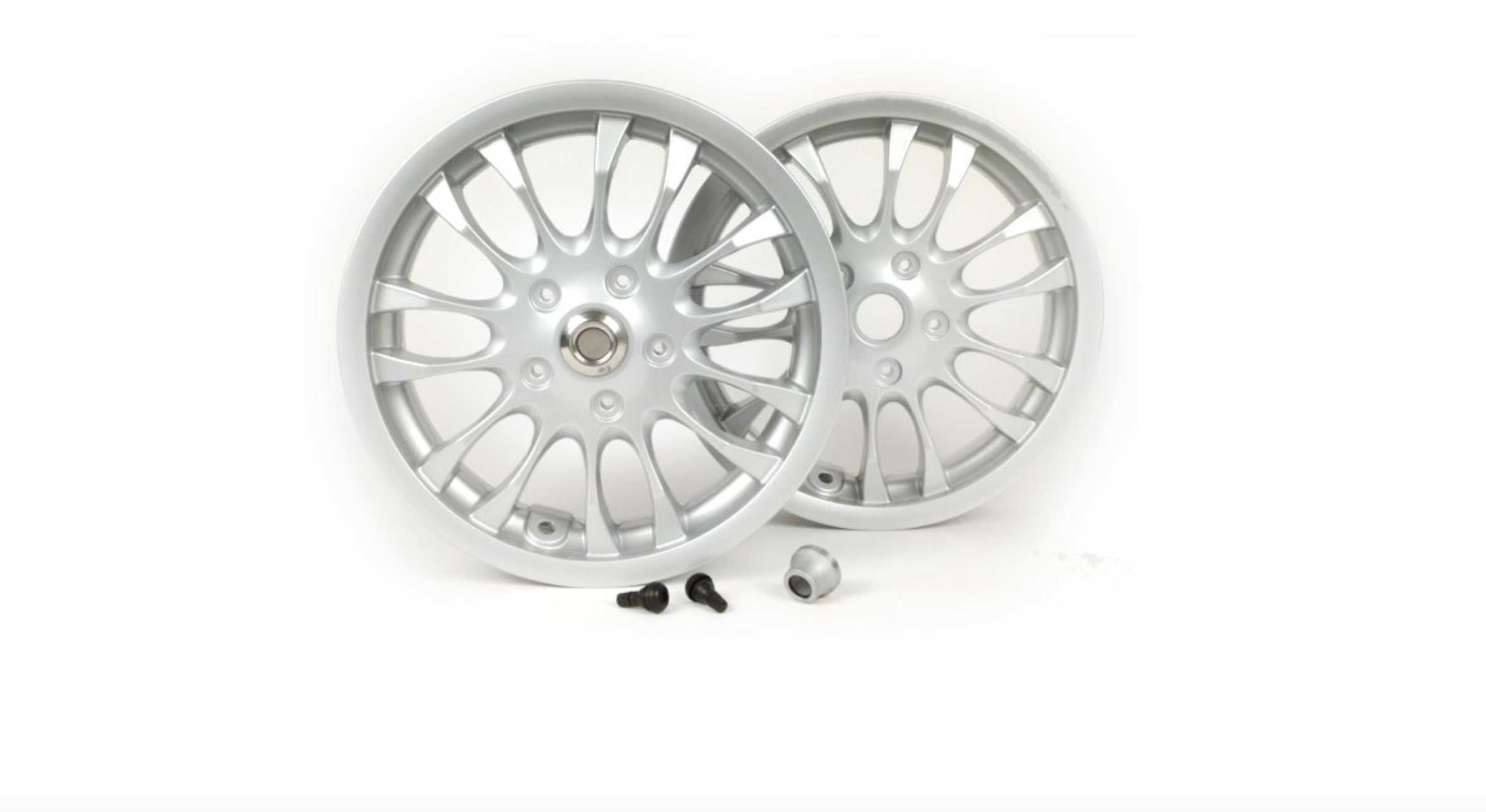 Rims Including Conversion kit PIAGGIO Silver Grey – Falan Parts