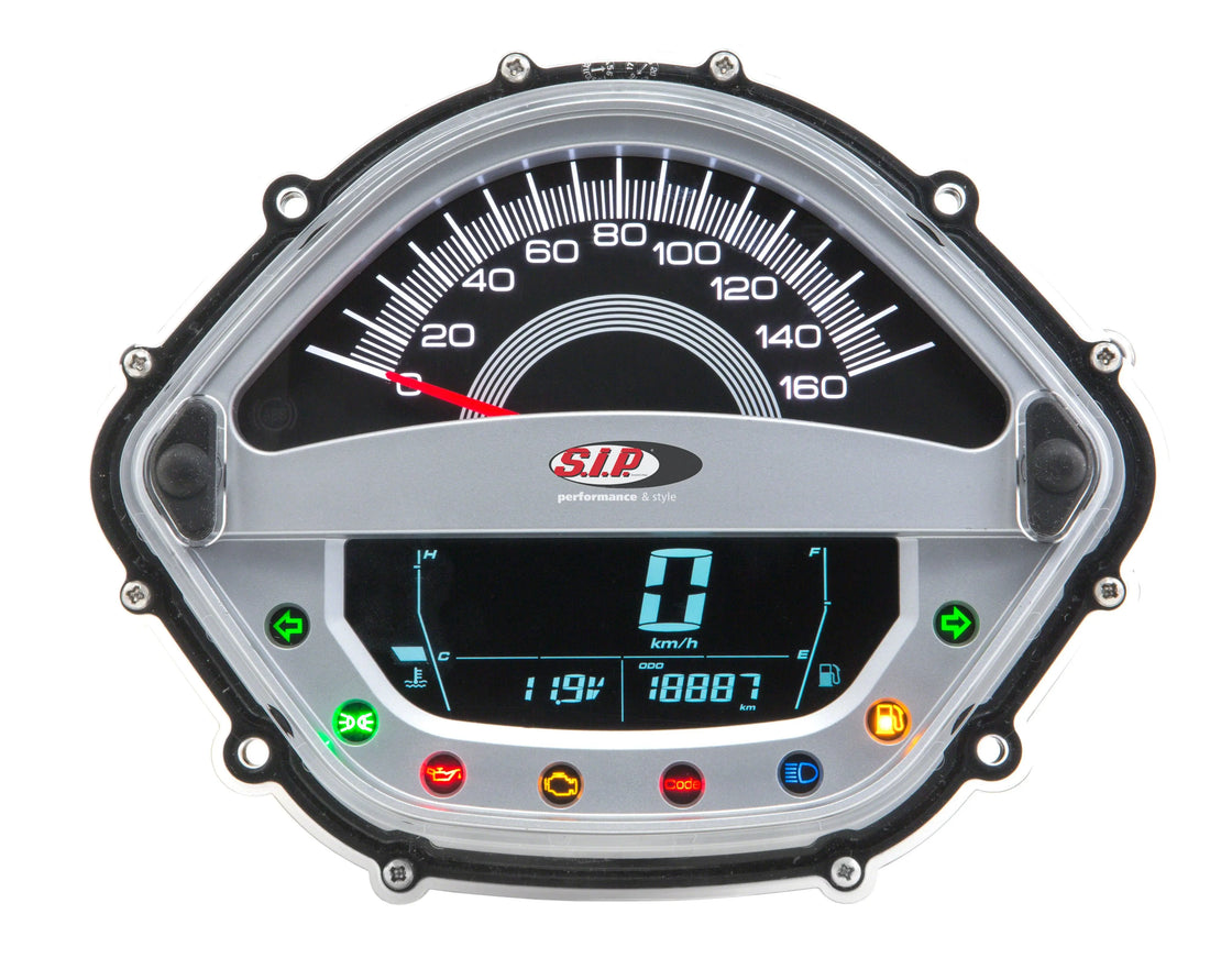 Speedometer / Rev Counter SIP Silver | Vespa GTS 250cc (-`13) – Falan Parts