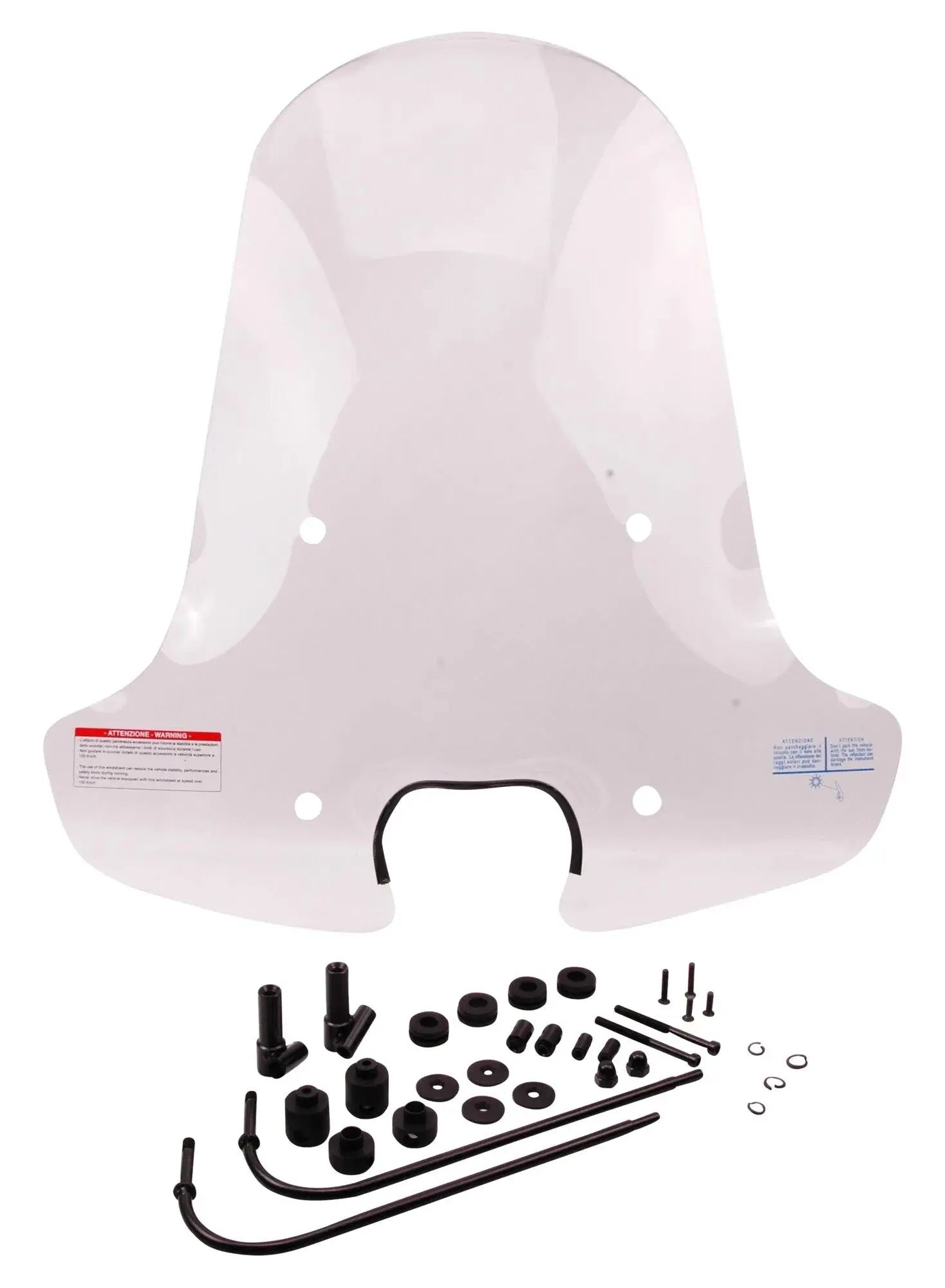 Windshield High 71 CM Clear | Piaggio Zip SP/2000 Models – Falan Parts